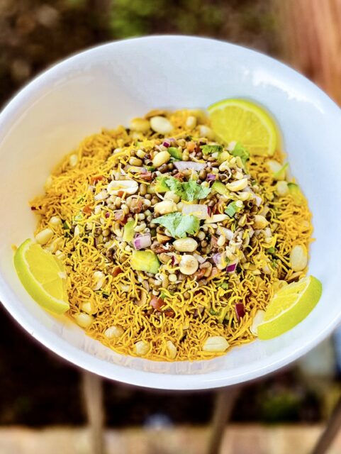 Boiled Matki dal (Moth beans / Turkish gram) & vegetable salad – Mellow ...